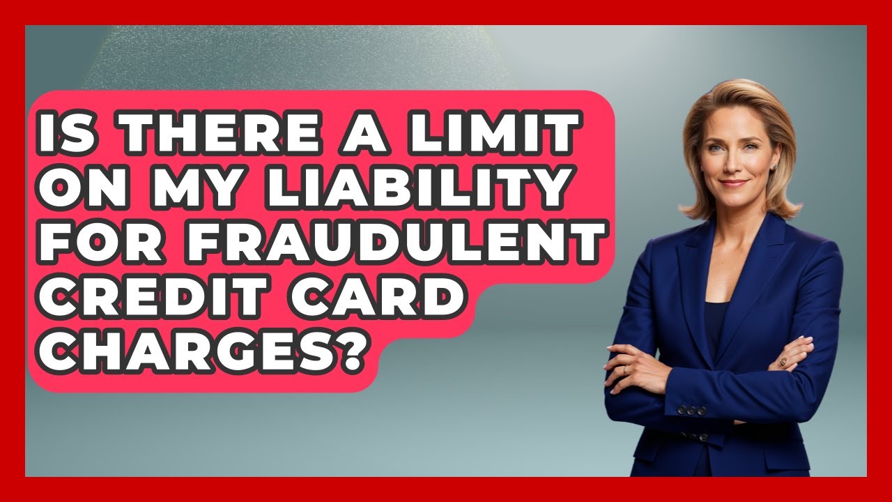 Is There A Limit On My Liability For Fraudulent Credit Card Charges ...