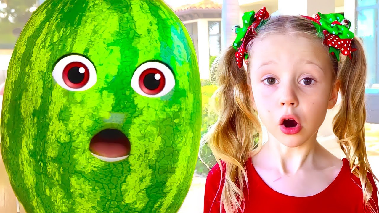 Nastya and dad found a magic watermelon - YouTube