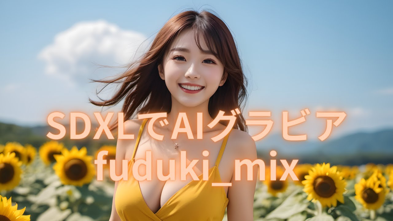 【可愛いAIグラビアをSDXLでも！】可愛らしい女の子が作れると評判のSDXLベースモデル、fuduki_mixをご紹介！ - YouTube