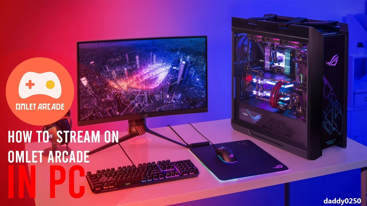 How to stream with Omlet Arcade in PC - YouTube