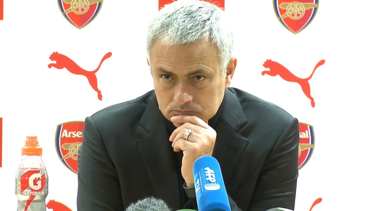 Arsenal 1-3 Manchester United - Jose Mourinho Post Match Press ...