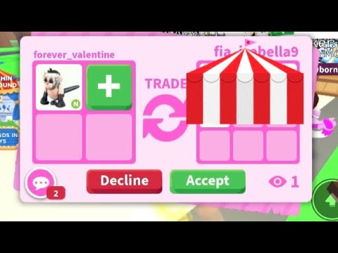Trading a neon capuchin monkey in Adopt Me - YouTube