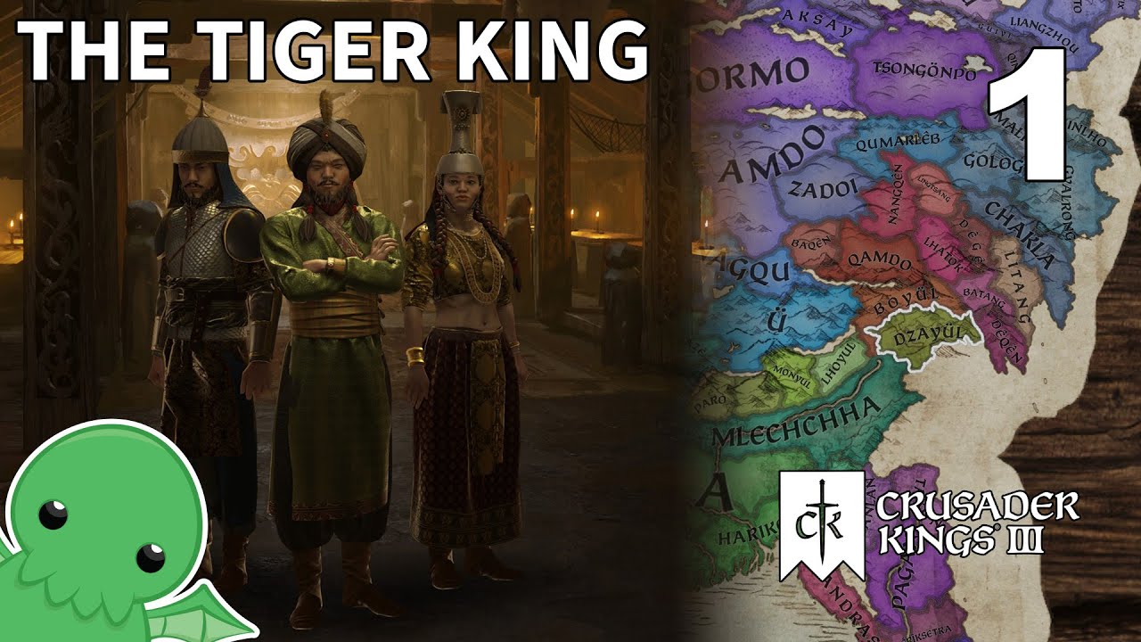 The Tiger King - Part 1 - Crusader Kings III - YouTube