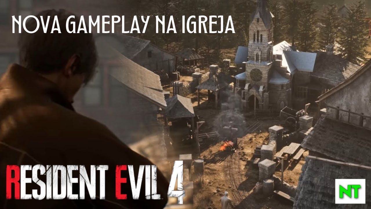 REACT NOVA GAMEPLAY da IGREJA e CENA REVELADAS Resident Evil 4 REMAKE # ...