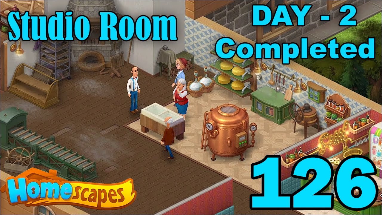 Homescapes New Bakery Room Expansion - Day 2 Completed - Part 126 - YouTube