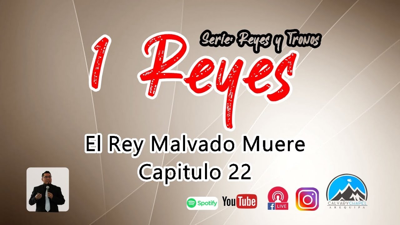 1 Reyes Capitulo 22. - YouTube