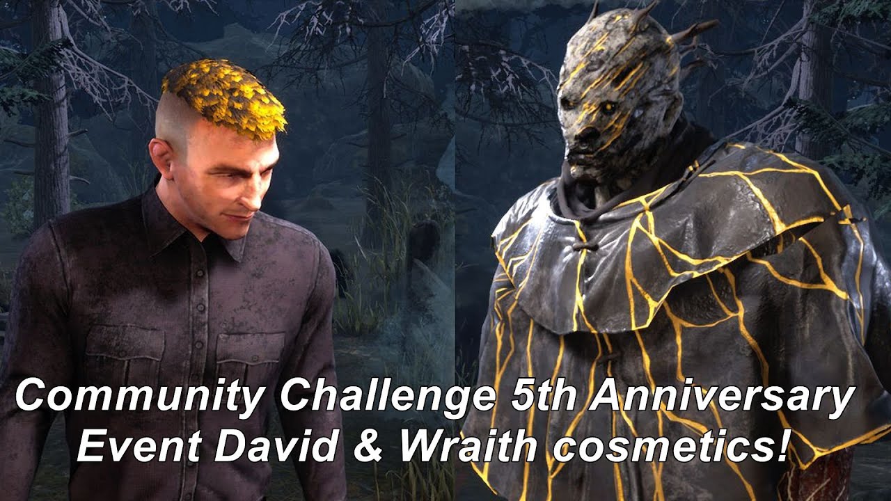 Dead By Daylight| David & Wraith 5th anniversary cosmetics unlocked ...