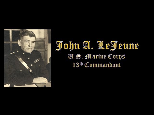 General Lejeune Quotes Marines1924 Antietam National Battlefield