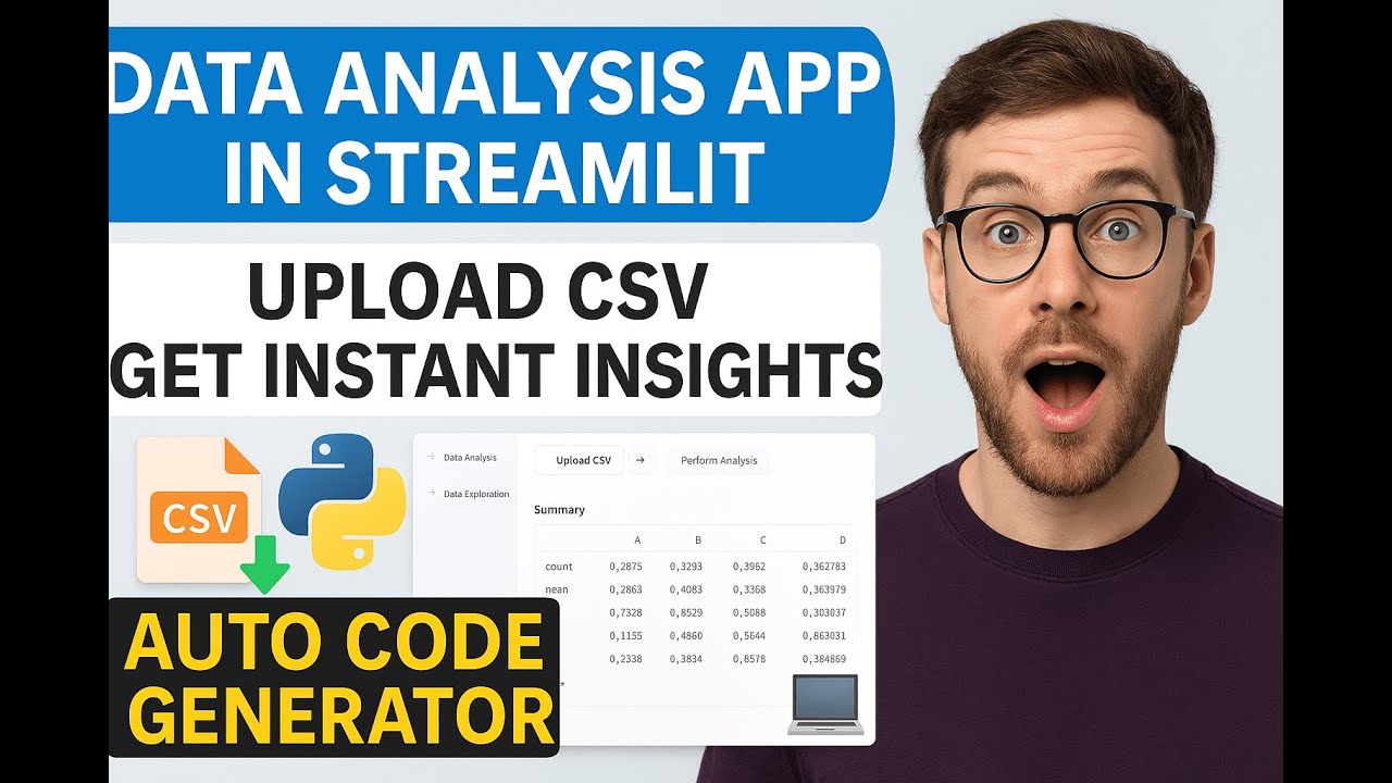 A Data Analyst Web App in Streamlit - YouTube