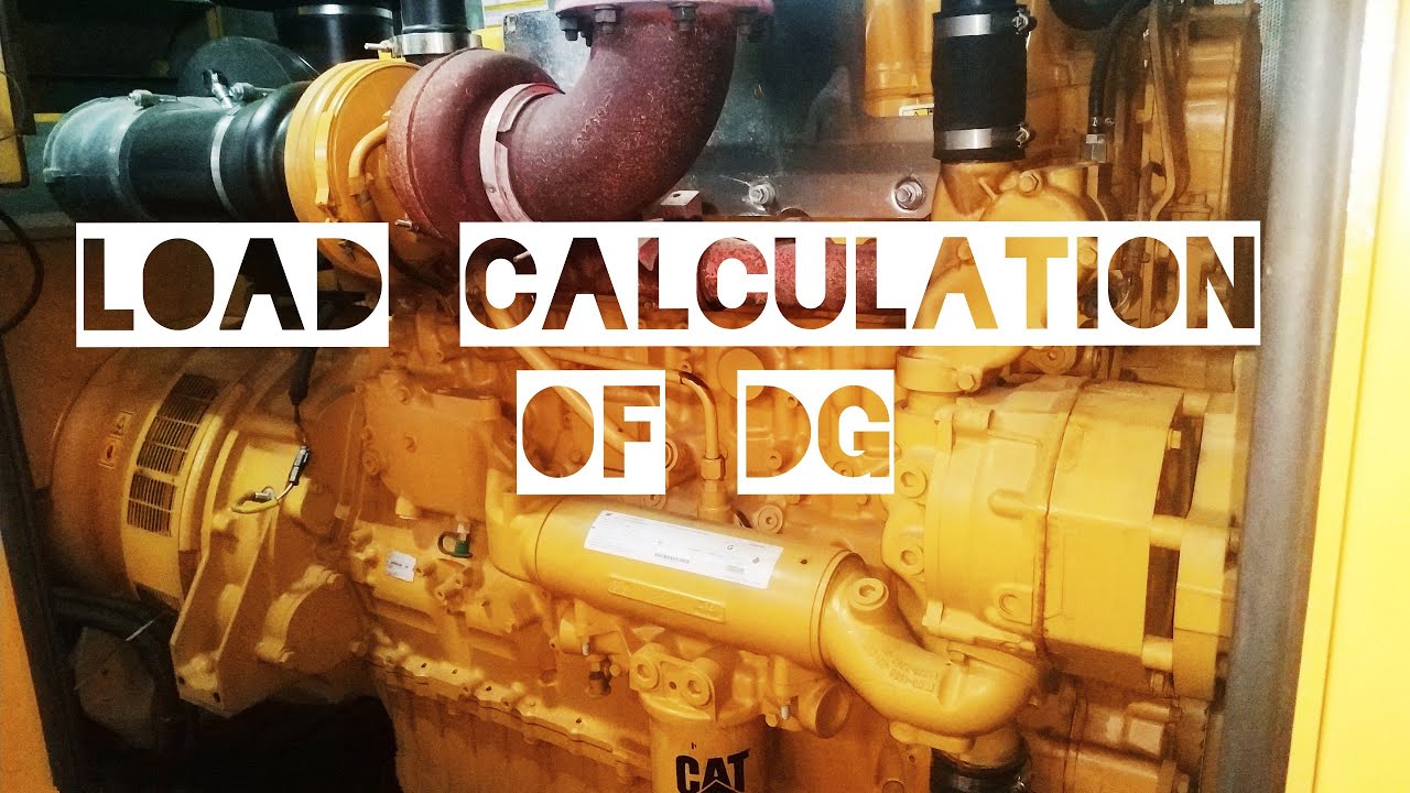 #DG ,LOAD CALCULATION OF DG - YouTube