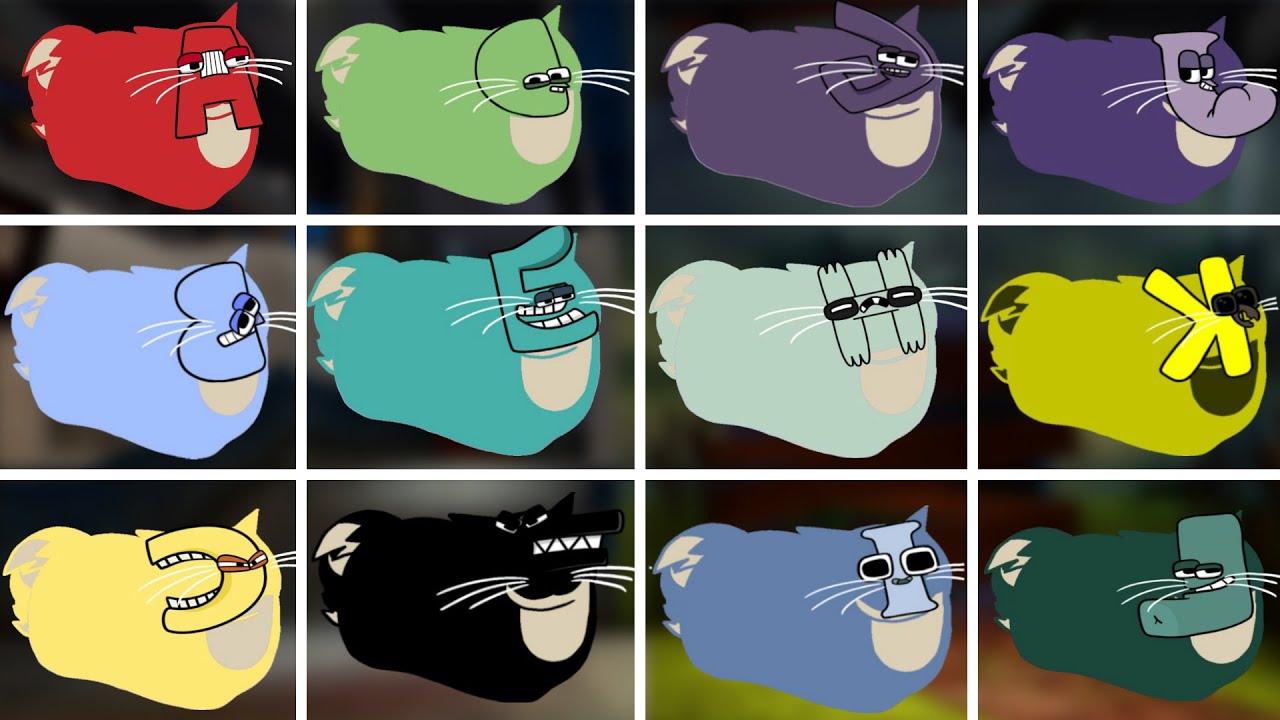 New Rainbow Friends But Maxwell Alphabet Lore Cat Sings It 🎶 FNF New ...