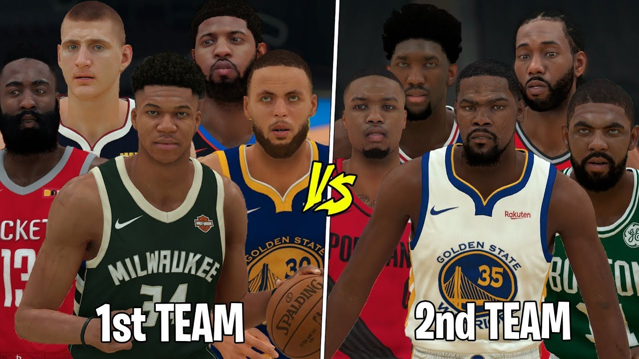 Can the All NBA Second team Defeat The All NBA First Team? | NBA 2K19 ...