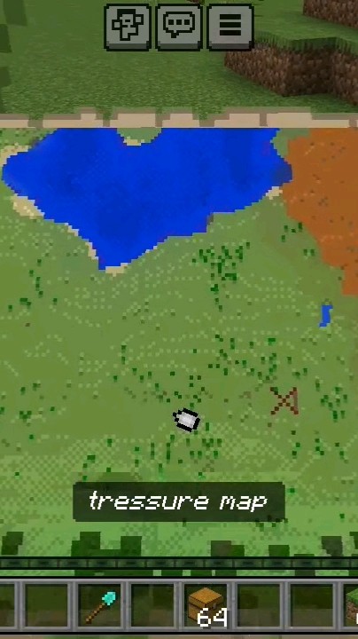 my tressure map in minecraft - YouTube