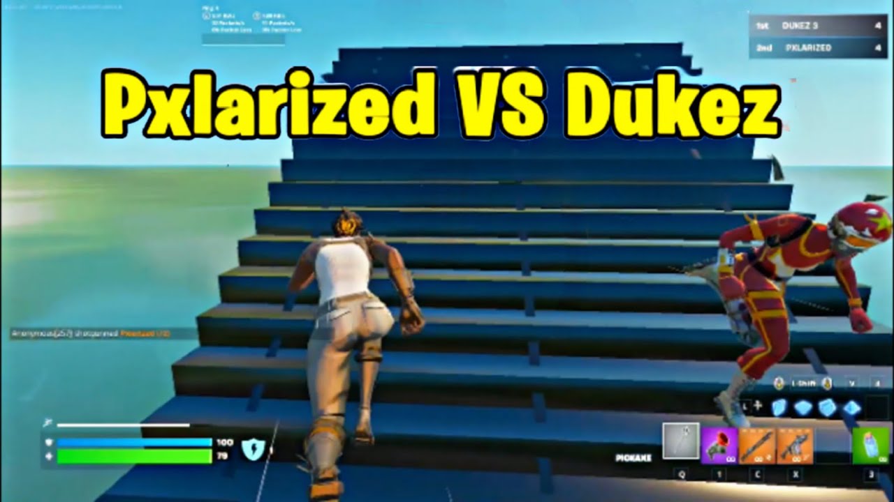 Pxlarized vs Dukez 1V1 Build Fight - YouTube