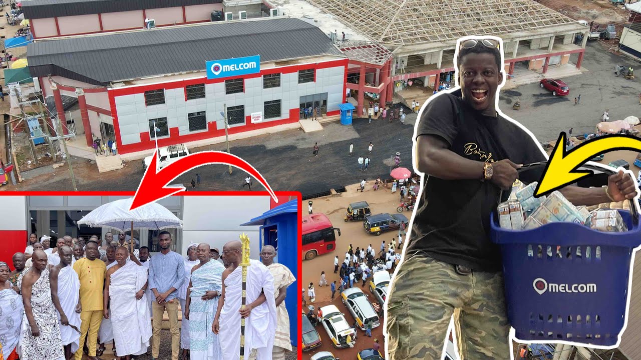 Wow TepamanHene Tours Inside The New Mega 3-Storey Melcom Building In ...