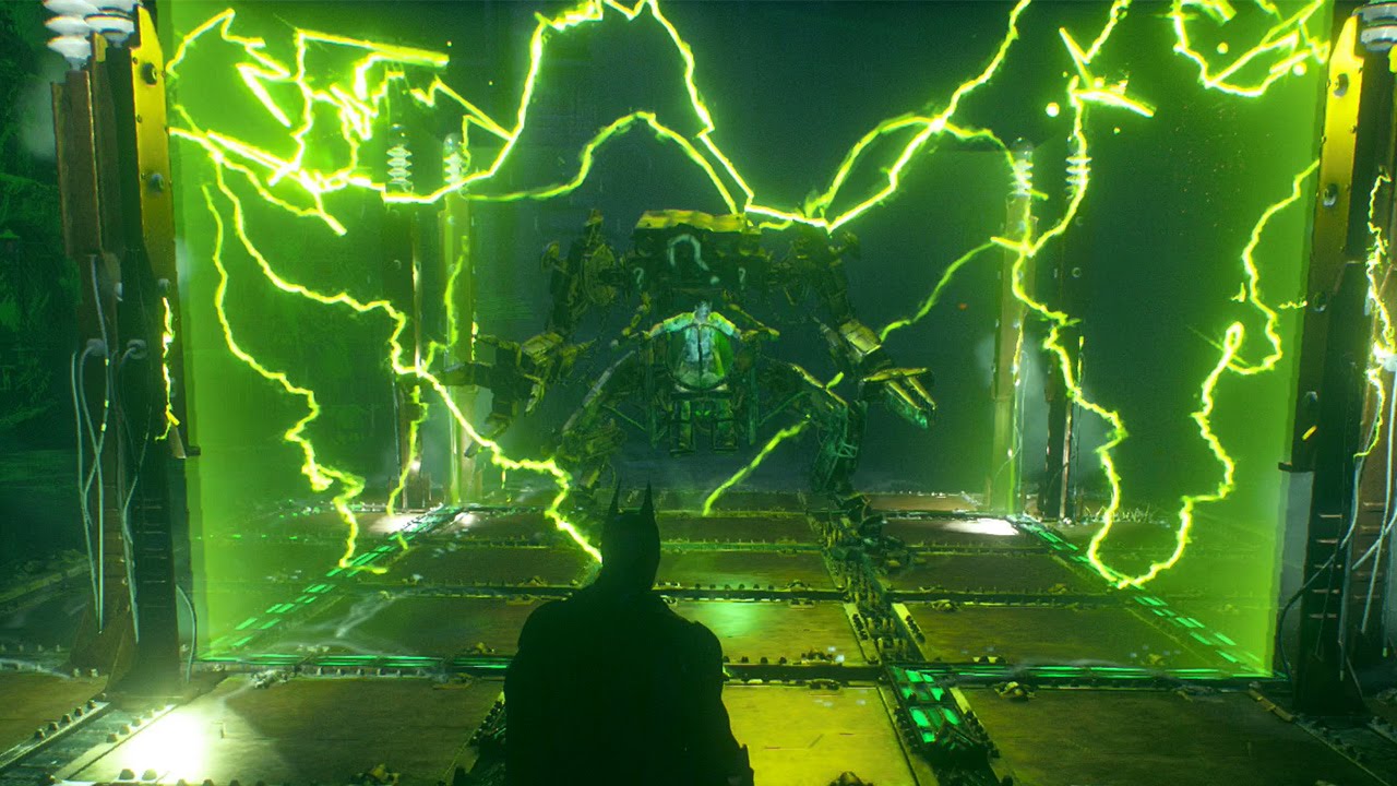 Batman: Arkham Knight Riddler Boss (PS4) - YouTube