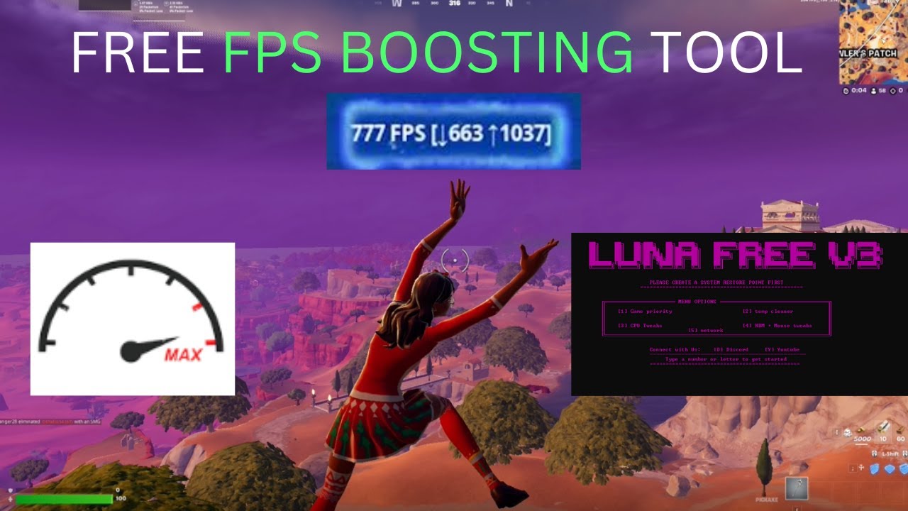 *ULTIMATE* Free Fortnite FPS Boosting Tool🔧 (Boost Fps, Lower Delay ...