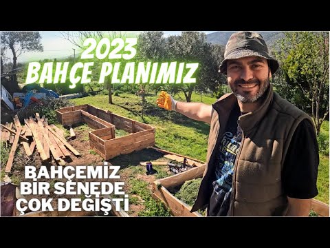 BAHÇEMİZİ BİR SENEDE BU HALE GETİRMEK HİÇ KOLAY OLMADI ! | 2023 SEBZE YATAKLI BAHÇE DÜZENİMİZ