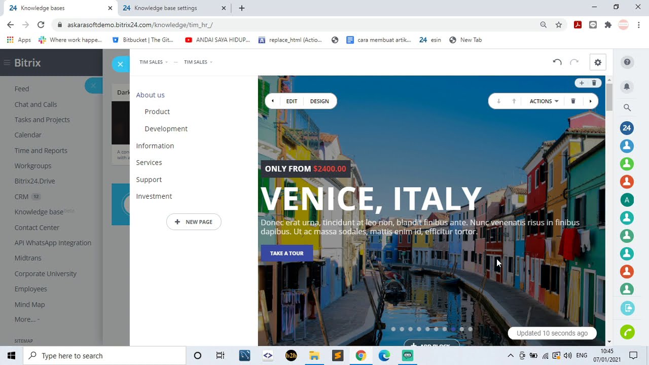 Membuat Knowledge Base pada Bitrix - YouTube