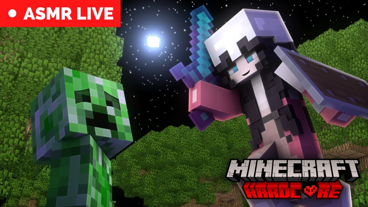 Asmr Live Minecraft Hardcore 1 Youtube