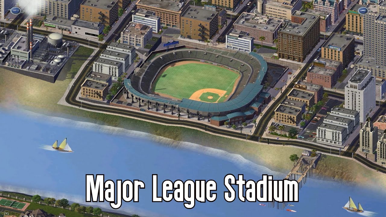 SimCity 4 Rush Hour - Major League Stadium - YouTube