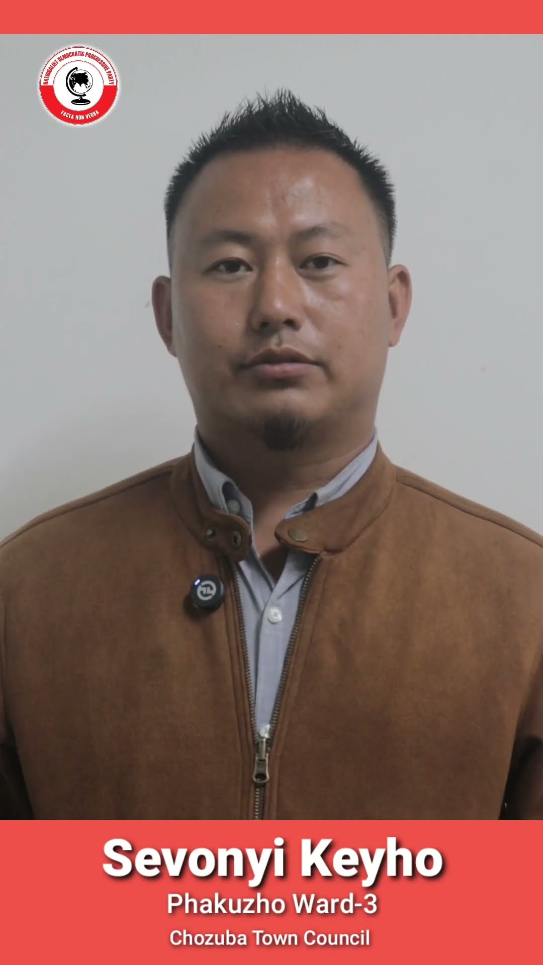 Sevonyi Keyho, NDPP candidate ward-3 Chozuba Town Council - YouTube