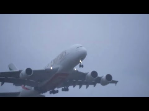 TOGA! Heathrow plane spotting 3rd of may! 2 go arounds-A380 go around ...