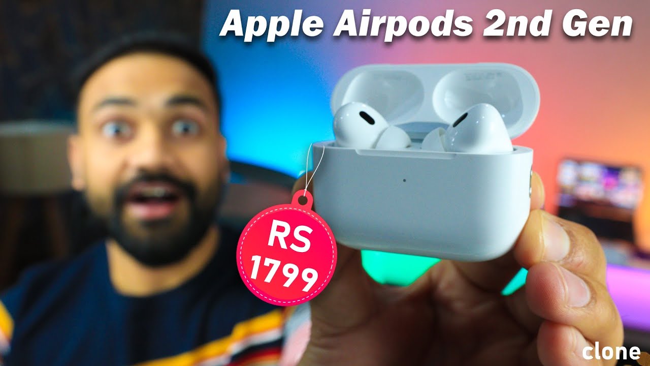 Apple Airpods Pro 2nd Just ₹1799 || apple airpods ANC Clone - YouTube