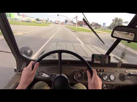 UAZ 31512 - Test drive - POV CAM 4K
