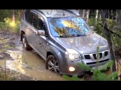 Nissan X-Trail Infiniti FX35 Lada Niva 4x4 Off road Test Compilation ...