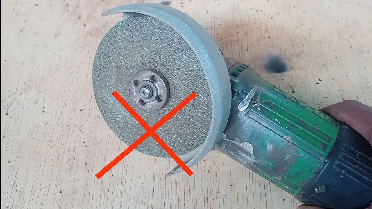 dangerous!!! use angle grinder according to its function - YouTube