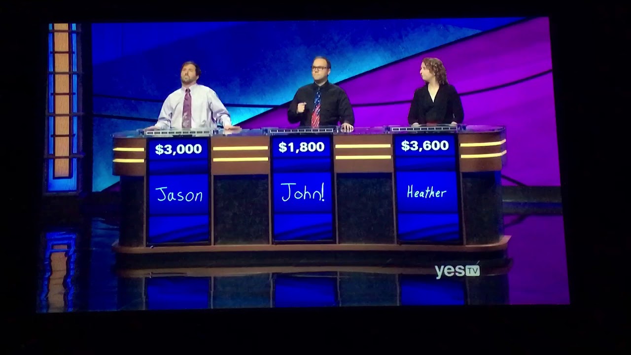 Jeopardy, Jason Zuffranieri DAY 16 - 1st Daily Double (9/20/19) - YouTube