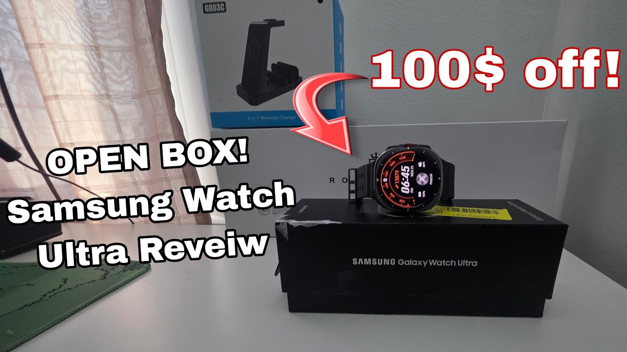 Samsung Galaxy Watch Ultra Open Box Unboxing + Review! - YouTube