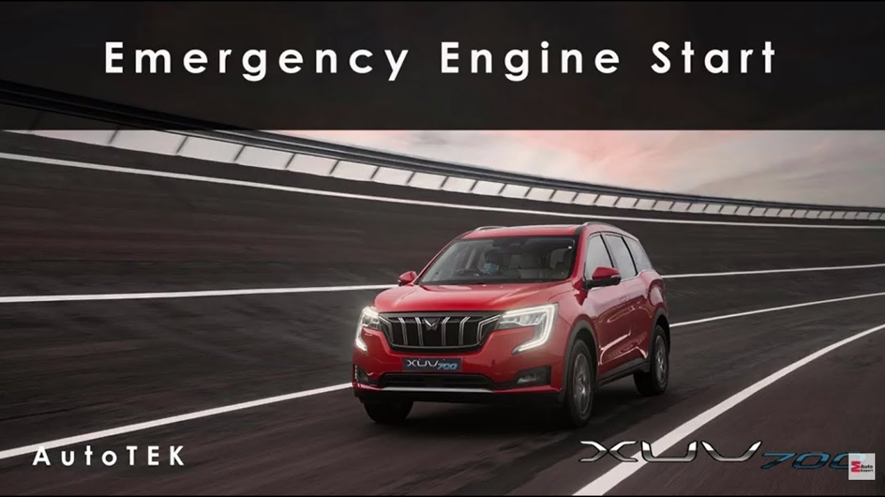 XUV 7OO - Emergency Engine start Feature / How to start Engine? - YouTube