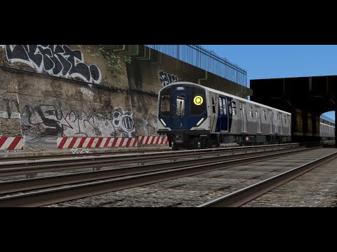 OpenBVE R211A Test Train At Kings Highway (Sea Beach) - YouTube