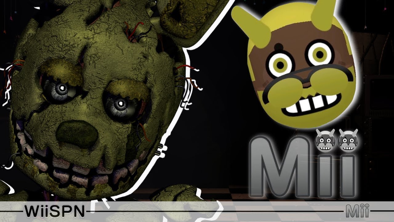 Mii Maker: Springtrap - YouTube