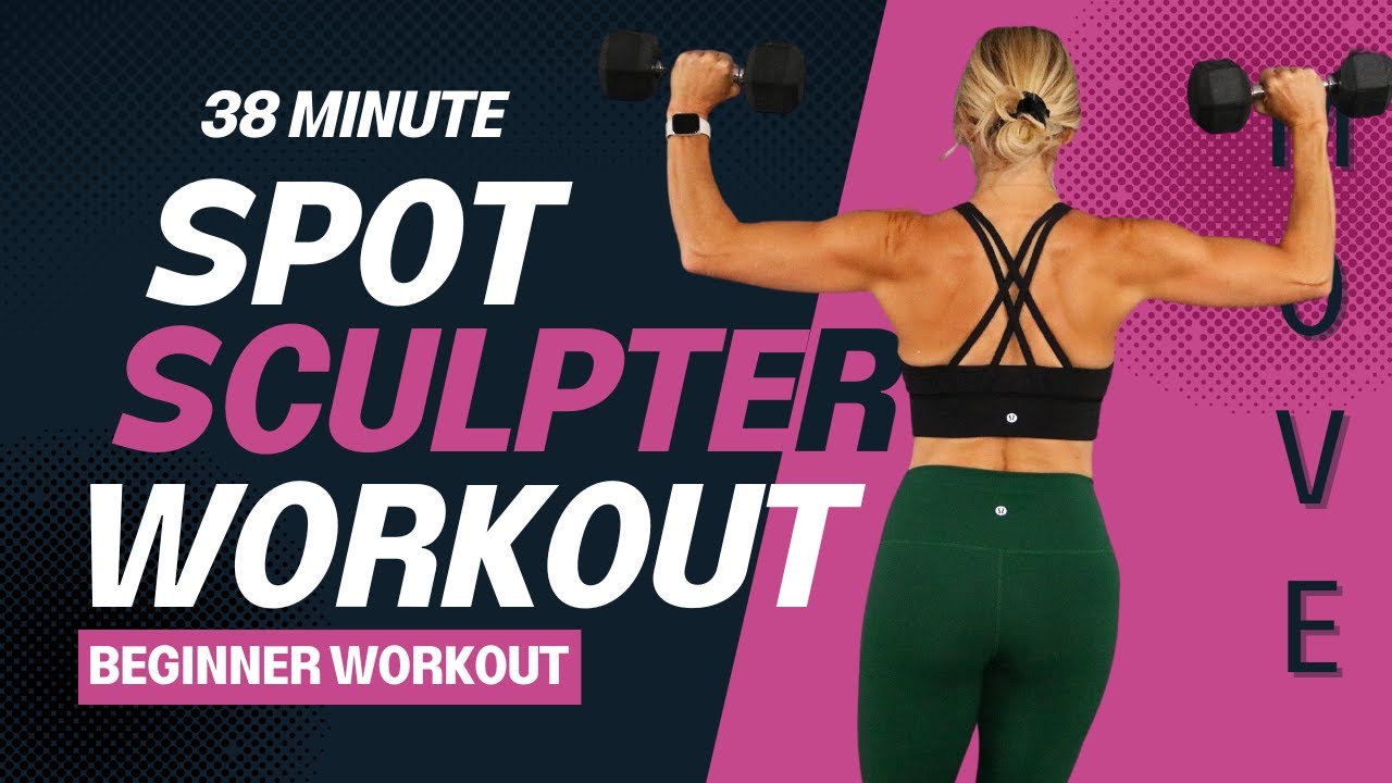 38 Minute Beginner Trouble Spot Workout | Targeting Trouble Spots for ...