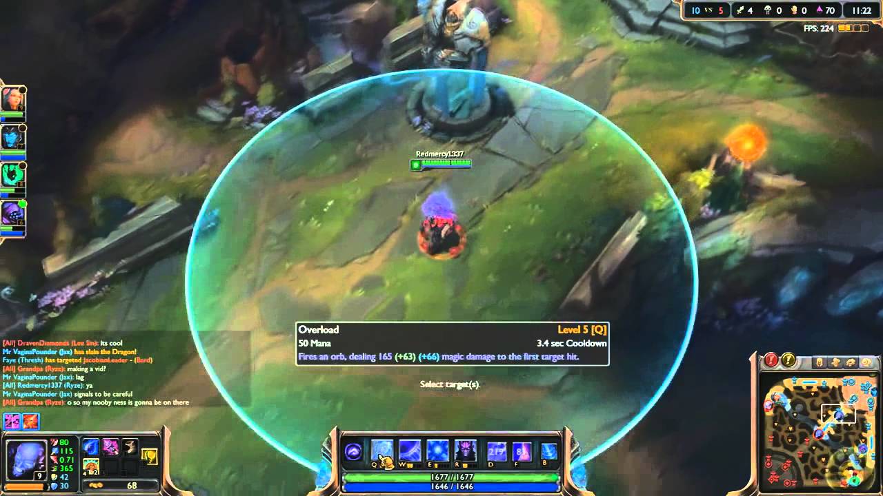 Ryze ReWork PBE Full Gameplay League of Legends - YouTube