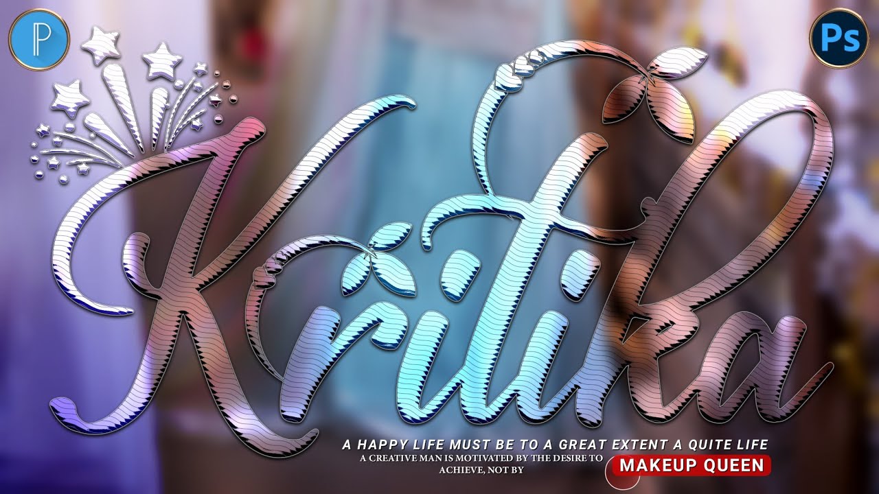 New Glass Font Editing | How To Make Glass Font Editing | Glass Font ...