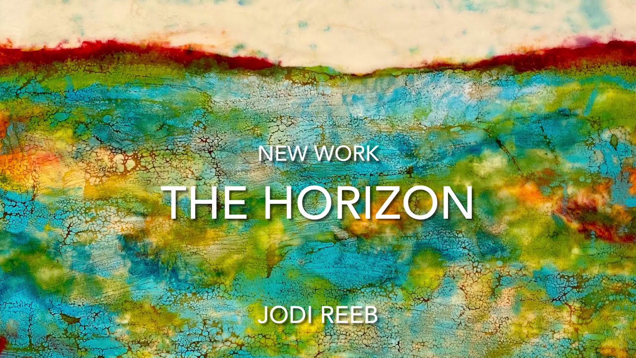 The Horizon Line - Abstract Paintings using Encaustic paint by Jodi ...