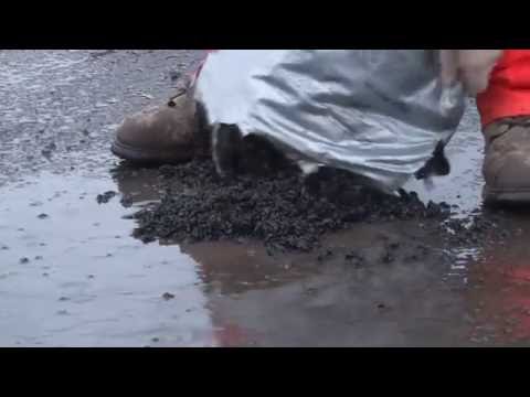 VIAFIX - Repairing potholes in winter conditions - YouTube