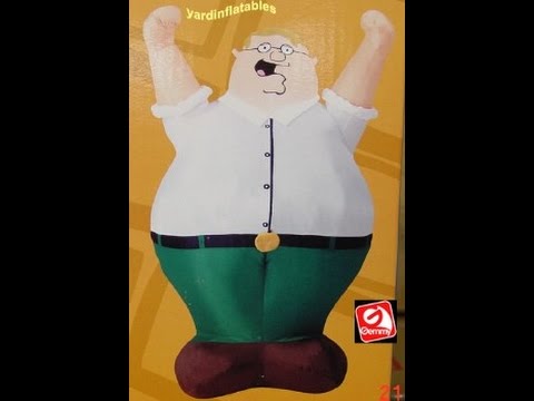 Unboxing/Review Gemmy 2005 4ft Family Guy Peter Griffin Airblown ...