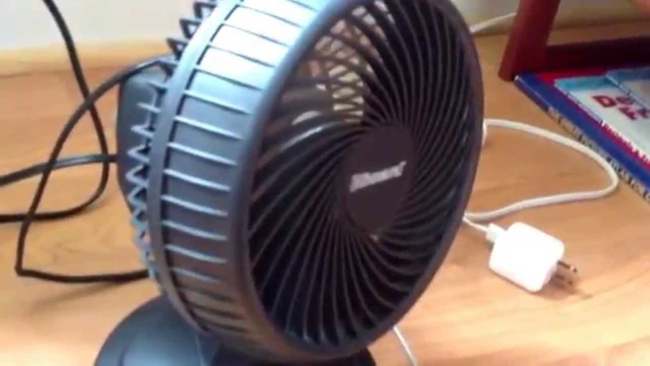 Holmes Blizzard desk fan - YouTube
