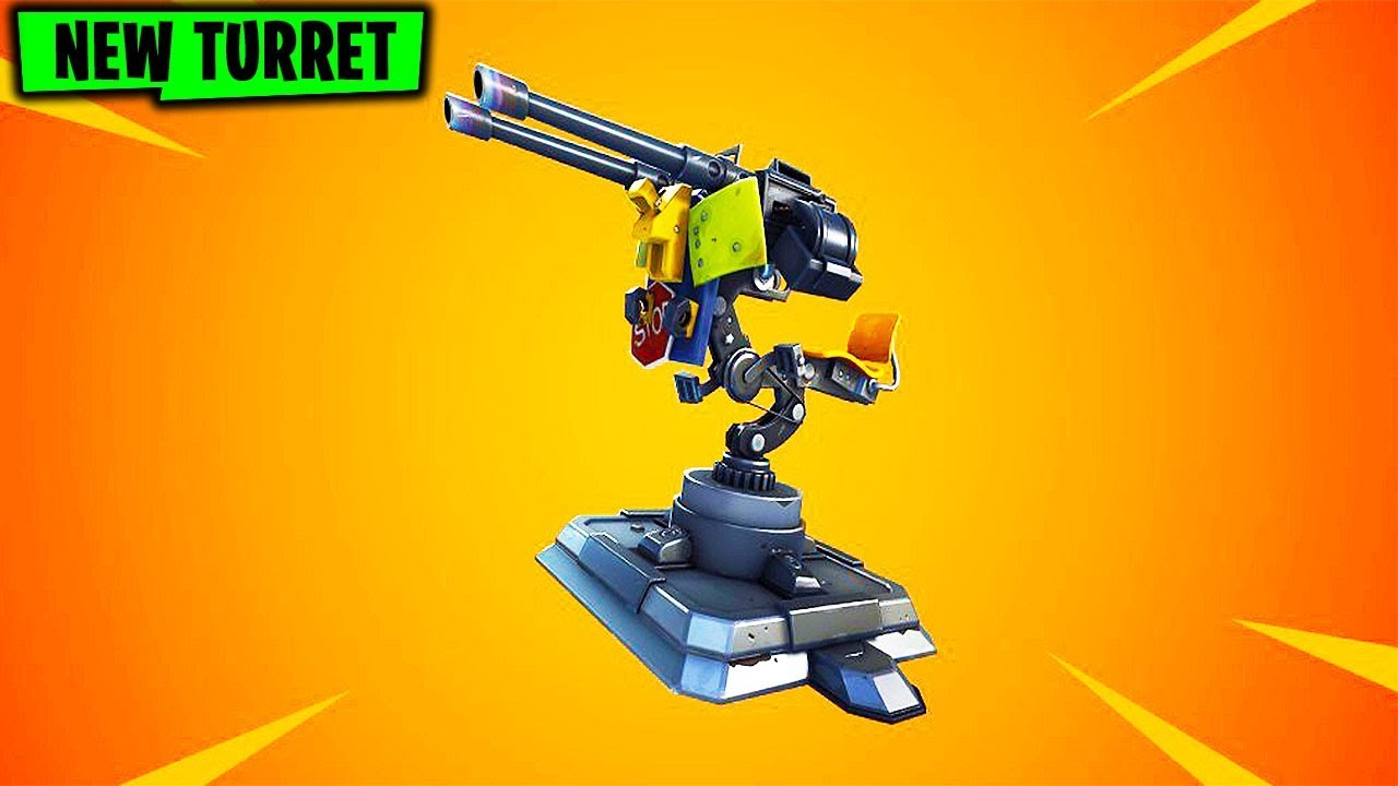 NEW "MOUNTED TURRET" in FORTNITE... - YouTube