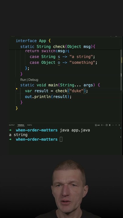 Switch Expressions, Case Order and Dominance #java #shorts #coding #airhacks - YouTube