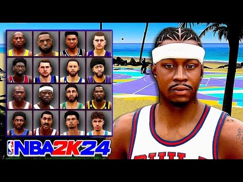 Allen Iverson Face Creation In NBA2K24 Current Gen ⛹🏽 - YouTube