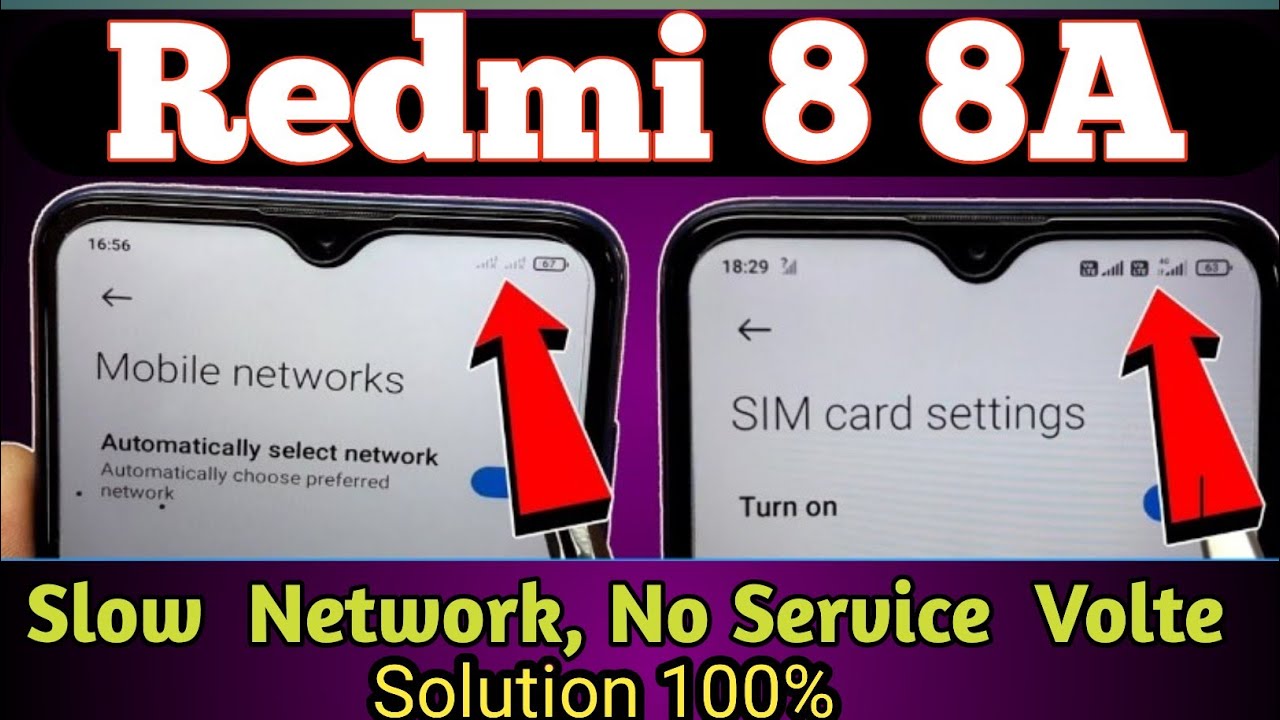 Redmi 8 No Service Problem | Network Problem | Xiaomi Redmi 8 Signal ...