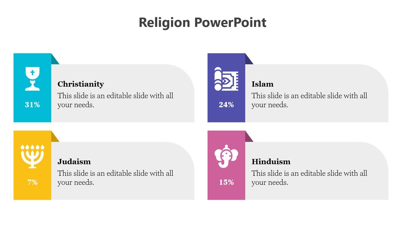 How to Create a 4 Steps Infographic in PowerPoint - YouTube