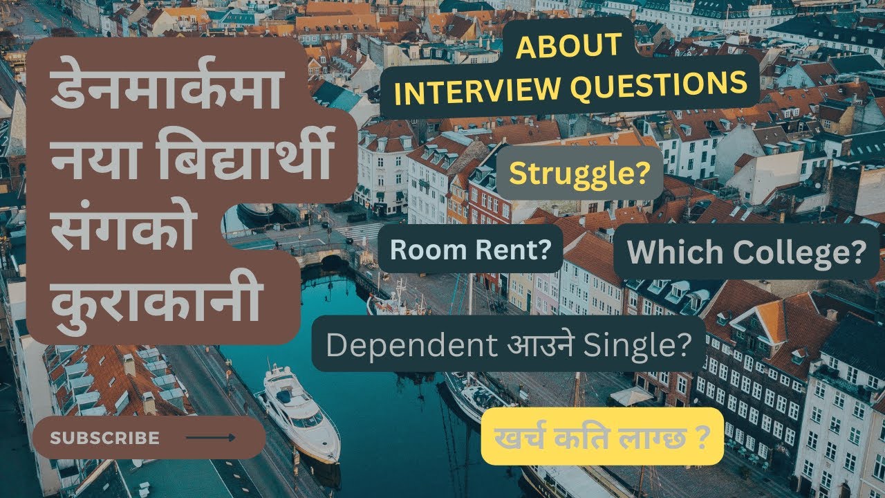 Study Visa Expenses for Denmark | Nepalese in Denmark | Student Life in ...