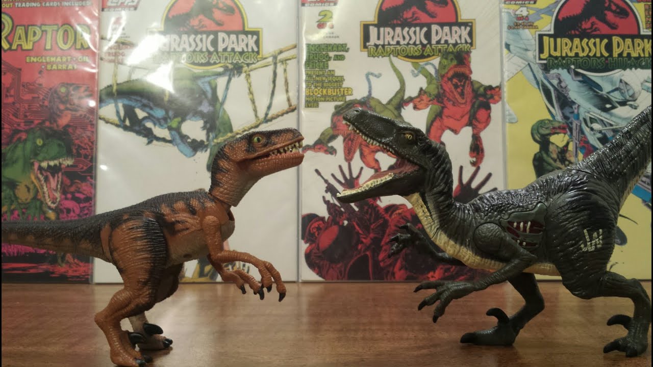 Throwback Thursday jurassic world blue raptor V's 1993 kenner JP raptor ...